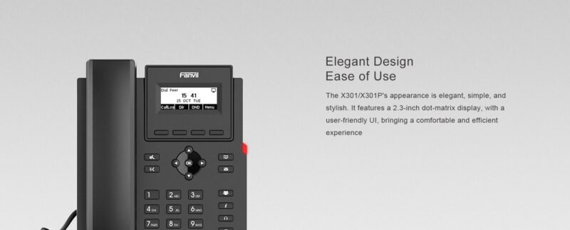 Fanvil X301p Entry Level Ip Phone Best Prices And On Time Delivery