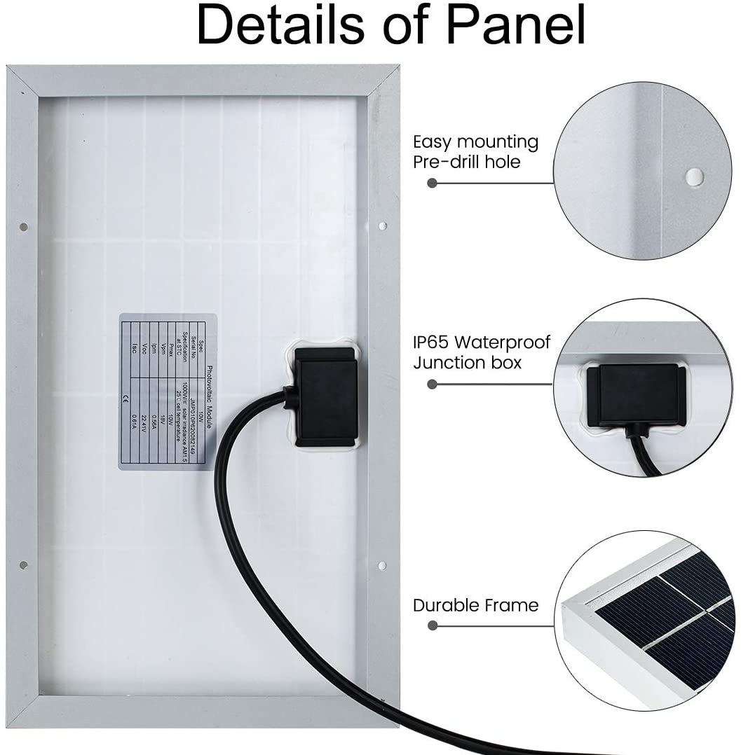10 Watts Solar Panel- Solarmax Polycrystalline | TDK Solutions Ltd