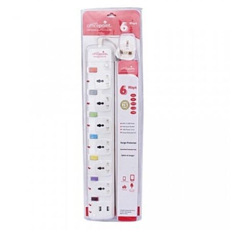 Power Extension with Surge Protection for office & Home Appliances ...