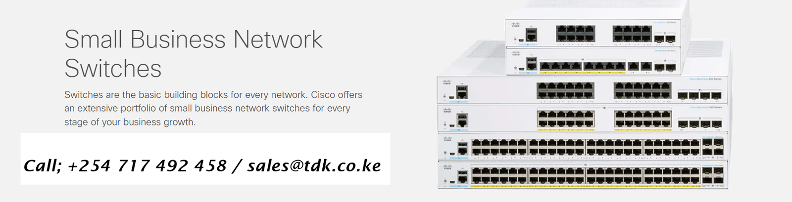 Cisco Networking products - TDK Solutions Ltd