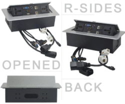 Table Top Pop up Box- Power and Multimedia- VGA-HDMI-USB | Best Prices ...