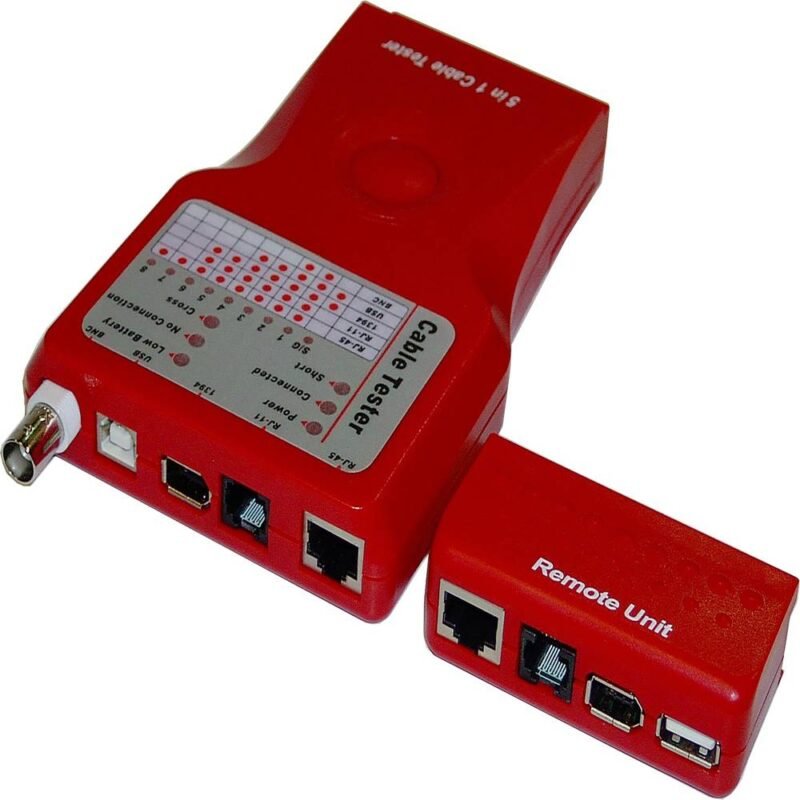 5-in-1 Cable Tester (RJ45 + RJ11 + USB + 1394 + BNC) | Best Prices & On ...