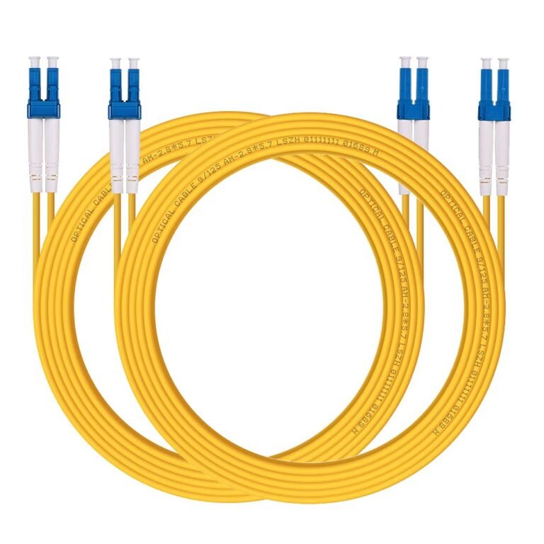 Fiber Patch Cable, Single Mode SFP Fiber Jumper, Duplex LC-LC 9/125um ...