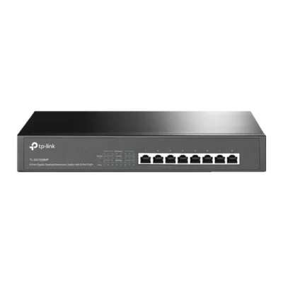 TP-Link TL-SG1008MP 8-Port Gigabit Desktop/Rackmount Switch with 8-Port ...