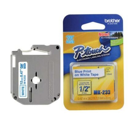 Brother M-K233 12mm Blue on White Label Printer tape price in Kenya ...