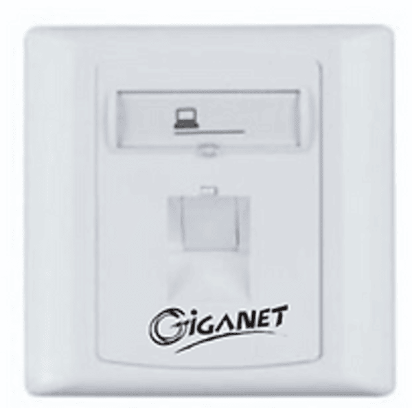 Giganet Cat6A single faceplate price in Kenya | Buy online & Fast Delivery