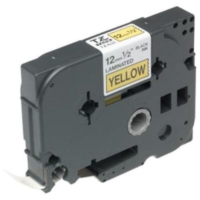 Brother TZ2-631 12mm x 8m Black on yellow label tape price in Kenya ...
